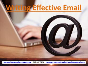 Writing Effective Email presentation | free to download