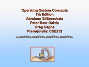325 Operating System By Galvin PPTs View free & download | PowerShow.com