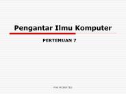PPT – OPERASI DASAR SISTEM OPERASI KOMPUTER PowerPoint presentation ...