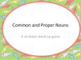 PPT – Common and Proper Nouns PowerPoint presentation | free to ...
