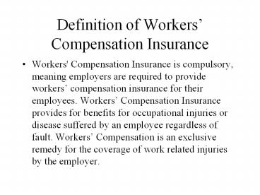 PPT – Definition of Workers PowerPoint presentation | free to download ...