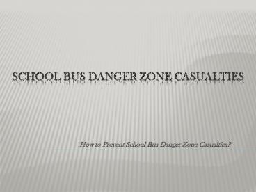 School Bus Safety presentation | free to download