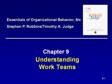 Understanding Work Teams presentation | free to view