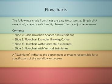 PPT – Flowcharts PowerPoint presentation | free to download - id ...