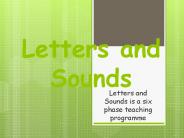 PPT – Letters and Sounds: PowerPoint presentation | free to view - id ...
