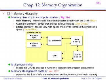 Types Of Computer Memory Ppt