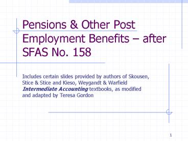 PPT – Pensions PowerPoint presentation | free to download - id: 6f1ac3 ...