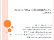 PPT – Bahasa Pemrograman PowerPoint presentation | free to download ...