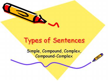 Types of Sentences presentation | free to download