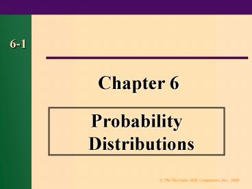 Probability Distributions presentation | free to view