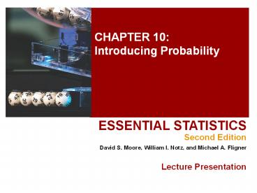 CHAPTER 10: Introducing Probability presentation | free to download