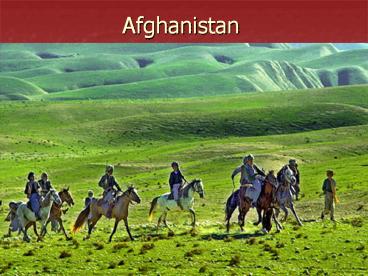 Afghanistan presentation | free to view