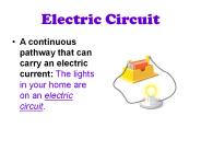 PPT – Electric Circuit PowerPoint presentation | free to download - id ...