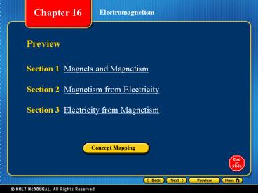 Electromagnetism presentation | free to view