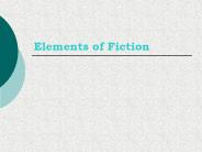PPT – Elements of Fiction PowerPoint presentation | free to view - id ...