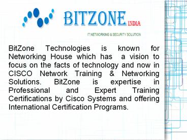 PPT – Best CCNA and Network Design training institute PowerPoint ...