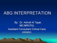 PPT – ABG INTERPRETATION PowerPoint presentation | free to download ...