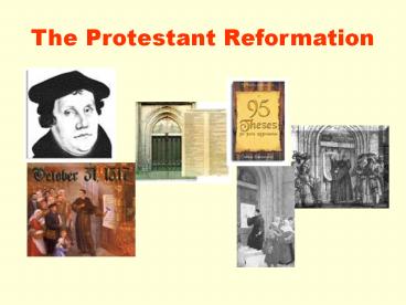PPT – The Protestant Reformation PowerPoint presentation | free to ...