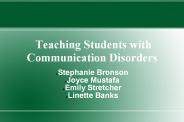 PPT – Communication Disorders PowerPoint presentation | free to view ...