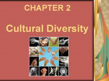 CHAPTER 2 Cultural Diversity presentation | free to view