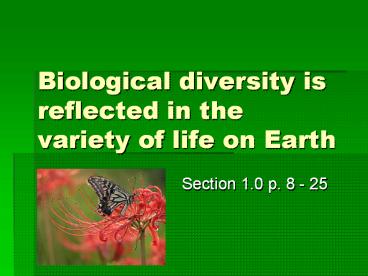PPT – Biological%20diversity%20is%20reflected%20in%20the%20variety%20of ...