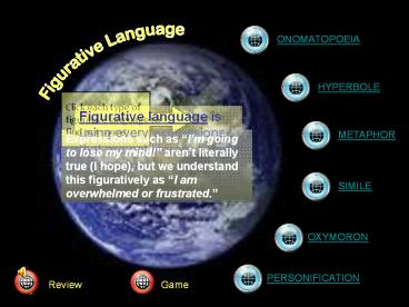 PPT – Figurative Language PowerPoint presentation | free to download ...
