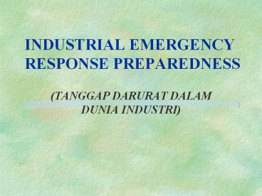 PPT – Emergency Preparedness Training PowerPoint presentation | free to ...