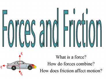 PPT – What is a force? PowerPoint presentation | free to view - id ...