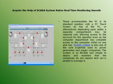 PPT – SCADA System PowerPoint presentation | free to download - id ...