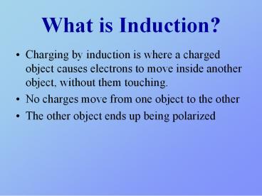 PPT – What is Induction? PowerPoint presentation | free to download ...