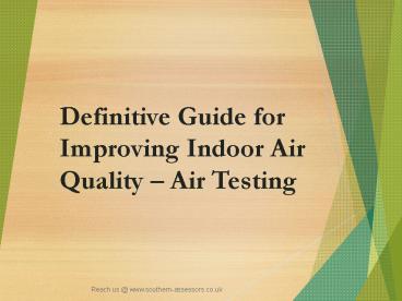 Definitive Guide for Improving Indoor Air Quality – Air Testing ...