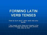 PPT – Verb Tenses PowerPoint presentation | free to download - id ...