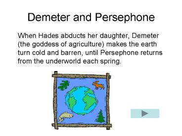 PPT – Demeter and Persephone PowerPoint presentation | free to download ...