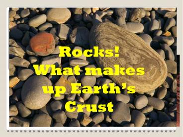 Rocks presentation | free to download
