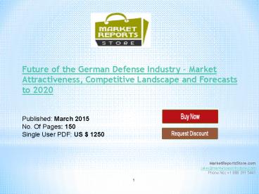 PPT – German Defense Market and Competitive Landscape Analysis (1 ...