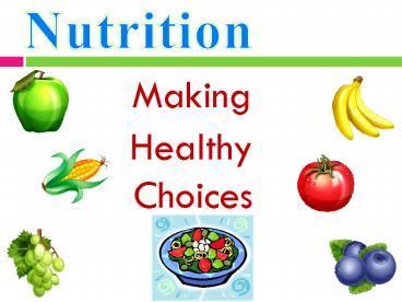 Nutrition presentation | free to view
