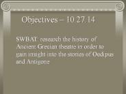 PPT – GREEK THEATRE PowerPoint presentation | free to view - id: 560c4 ...