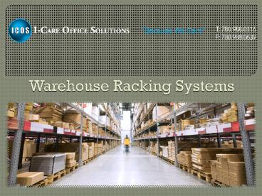 Warehouse Racking Systems presentation | free to download