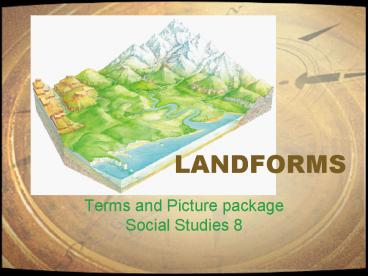 LANDFORMS presentation | free to view
