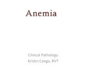 PPT – Anemia PowerPoint presentation | free to view - id: 2b450-NWU5M