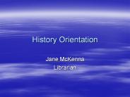PPT – Library Orientation PowerPoint presentation | free to view - id ...