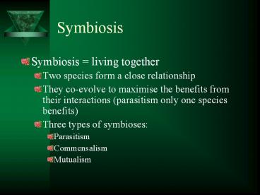 Symbiosis presentation | free to download