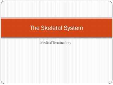Medical Terminology presentation | free to download