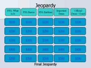 PPT – FFA Jeopardy PowerPoint presentation | free to view - id: 21ce4-MmExY