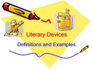 PPT – LITERARY DEVICES PowerPoint presentation | free to download - id ...