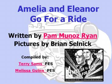 PPT – Amelia and Eleanor Go For a Ride PowerPoint presentation | free ...