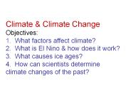 PPT – CLIMATE PowerPoint presentation | free to download - id: 75fdd9-MTJhZ