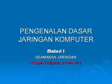 PPT – KONSEP DASAR SISTEM KOMPUTER PowerPoint presentation | free to ...