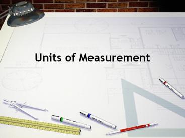 Units of Measurement presentation | free to view