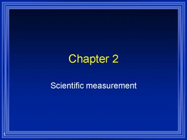 Scientific measurement presentation | free to download